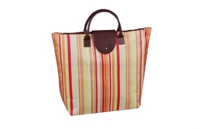 China Custom printed foldable shopping bags , ladies tote handbags for sale