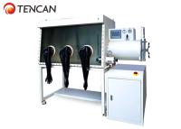China Automatic Control Double Purified Columns Inert Glove Box Single Side 4 Ports for sale