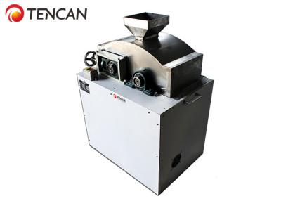 China Stainless Steel Double Roll Powder Crusher Machine , 200*240mm Small Crusher Machine for sale