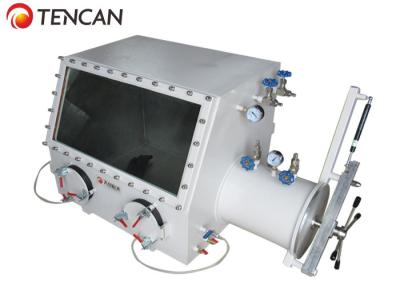 China Vacuum Lab Glove Box Isolation Glove Box with 12 Min Hours Pressure Holding Time for sale