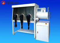 China Automatic Control Double Purified Columns Inert Glove Box Single Side 4 Ports for sale