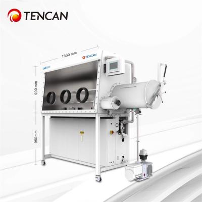 China TENCAN GBP750S-3 Purification Glove Box for Oxygen Water Removal for sale