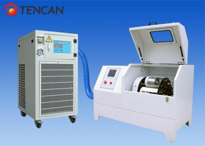 China mini molino de bola planetario grande 60L con el sistema del dispositivo de elevación y por aire de refrigeración en venta
