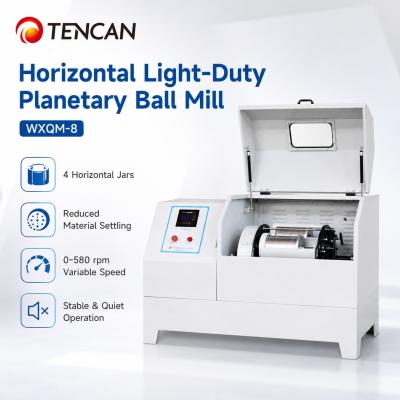 China Industrial Horizontal Planetary Ball Mill with Four-Jar Simultaneous Grinding and Variable Frequency Control for High-Speed Mixing for sale