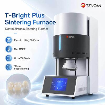 China 1C Accuracy Dental Ceramic Furnace 1700C High Temp Programmable 90 Min Fast Sintering 150 Units for sale