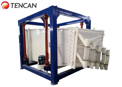 China 30 Tons 40 Tons Square Swing Rustproof Vibrating Screen Machine for sale