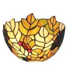 China WL120034 12 inchTiffany wall sconce wall lights stained glass art decor wall lamp jiufa factory for sale