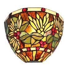 China WL120012-stained glass wall sconce art deco for sale