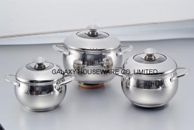 Cina insieme delle pentole 6pcs & vaso &cooking delle pentole dell'acciaio inossidabile in vendita