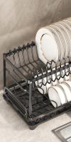 China Iron Dish Rack for Kitchen Room Space Kitchen Classification Folding Rack for sale