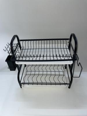 China Kitchen Dish Rack Easy To Assemble Folding Rack for Organizational Needs for sale