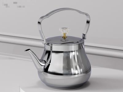 China hot sales in Middle East market Interior Ketlle Tea Pot with Filter Stainless Steel Material and Whistling Function for sale