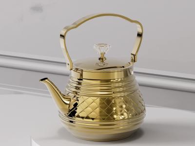 China Hervidor silbante de 1.0L-3.0L, color dorado y plateado, apto para llama abierta y cocina de inducción en venta