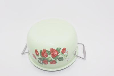 Cina 16,18,20cm Household kitchen cookware set milk pan stainless steel two handle soup & stock pots with metal lid in vendita