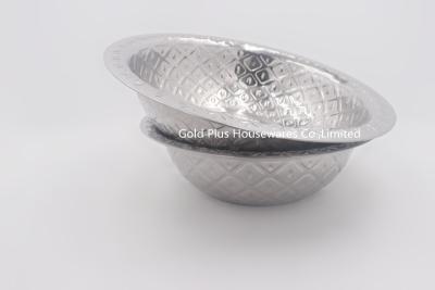 China 34cm Non-magnetic noodle bowl multi-functional steel soup pot customizable deepen soup basin with lid for sale