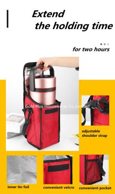 Cina Portable thermal lunch box thermo container pink thermos food jar vacuum stainless steel drinking cup for soup yogurt in vendita