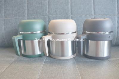 China Portable vacuum container for food thermos flask bento box stainless steel drinking cup for soup yogurt for sale