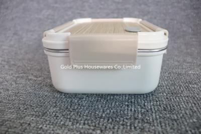 中国 Portable outdoor thermal stainless steel food container japanese modern plastic bento lunch box 販売のため