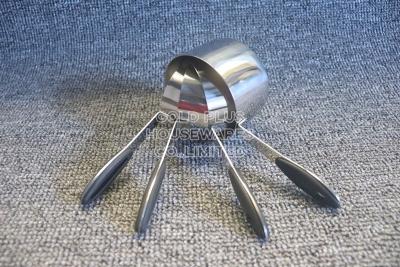 中国 125ml Silver bakeware set multi purpose metal steel spoons measuring cups set of 4 for baking 販売のため