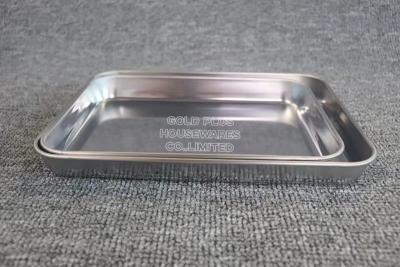 Premium multifunctional hotel guestroom accessories serving tray stainless steel rectangle medical tray