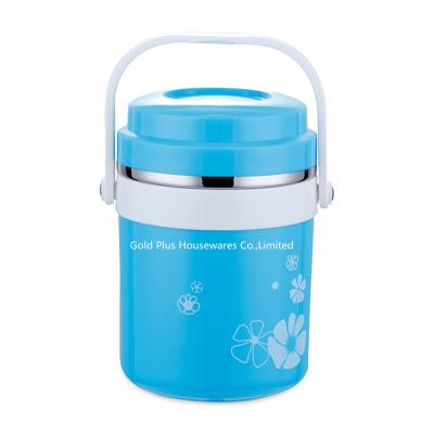 Cina School portable 1.5L stainless steel students vacuum food flask for food warmer thermos soup jar keep food hot for hours in vendita
