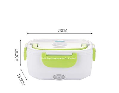 Cina Household good quality stainless steel liner electric lunch box 110V/220V green color portable picnic food heater in vendita