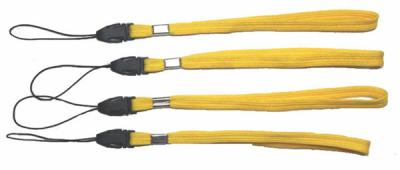 Chine Lanière tubulaire de courroie de main de poignet de polyester pour le support de téléphone portable, taille 1x15cm, MOQ3000pcs à vendre