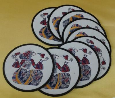 Chine Caboteurs brodés exquis de table, tapis d'endroit brodés de tissu de coton pour la vaisselle, à vendre