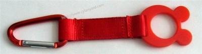 Chine Lanière fonctionnelle de porte-bouteilles de dragonne avec le carabiner en métal, dragonnes de polyester, à vendre