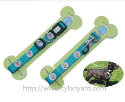 China Van de de kleurenhond van de douaneontwerper volledige de leiband en de kraaggiftreeks, het sleutelkoordfabriek van China voor verkoop, Te koop