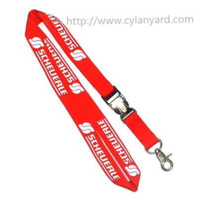 China Metal buckle identification lanyards, polyester sponsor id neck lanyards, for sale