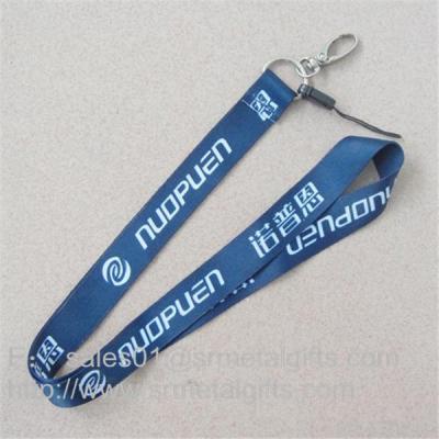China Full color printed promotional lanyards, full color neck strap with olive metal clasp hook for sale