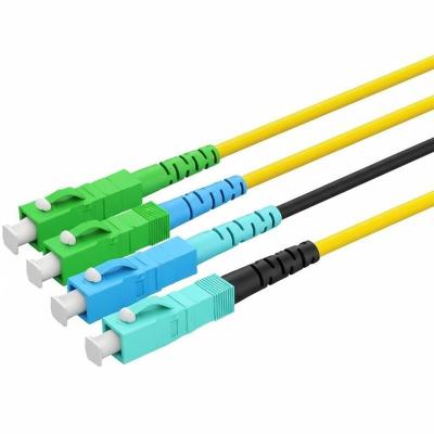 China 850nm Fiber Optic Patch Cords Single-mode Multi-mode OM3 Fiber Mode Cable Type Designed for Seamless Network Integration for sale