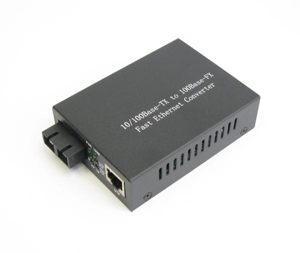 Quality 10/100Base-Tx To 100Base-Fx SC Media Converter Dual Fiber Duplex for sale