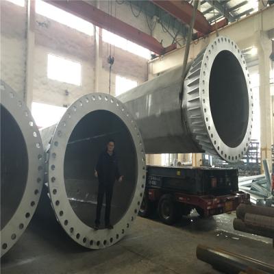China 30mm Electric Utility Power Pole 550kv Power Line Transmission Poles for sale