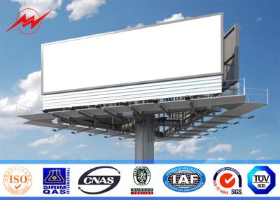 China Single Sided Outdoor Steel LED Advertising Board Display 12M-30M Height for sale
