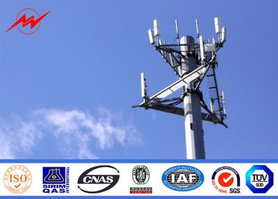 China 35m Height Galvanised Poles Mono Pole Tower 1800 Dan Conical Pole ASTM A 123 for sale