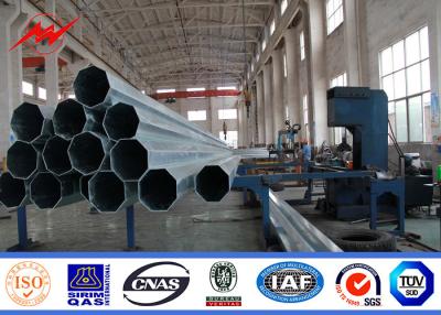 Cina la immersione calda di 10m Q345 ha galvanizzato il palo di corrente elettrica per la linea di trasmissione in vendita