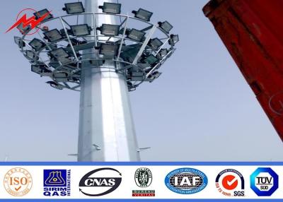China Hot dip galvanized out door high mast pole light for sport center for sale