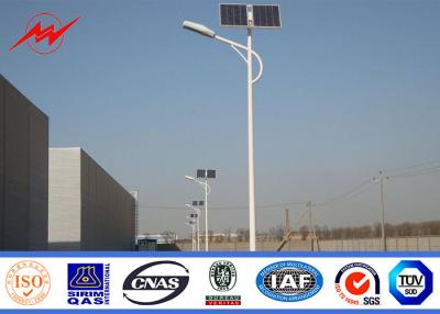 China Energy saving 10m Residential Outdoor Light Poles Single - Arm Anti Corrosion for sale