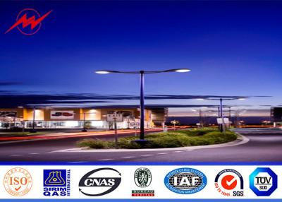 Chine l'épaisseur de poteau de 8mm 3.5mm a galvanisé Polonais en acier pour la lumière de route de rue à vendre