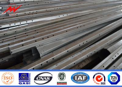 중국 11KV HDG 전기 전송 전봇대 교차하는 팔에 25M 20KN 판매용