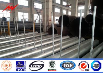 China Hot dip galvanized 7m solar Street Light Poles with single arm for sale