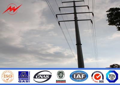 China 12m 3mm thickness Steel Utility Pole for electrical power line for sale