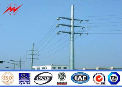 China Anticorrosive Electrical Pole Standard Steel Utility Pole 500DAN 11.9m With Cable for sale