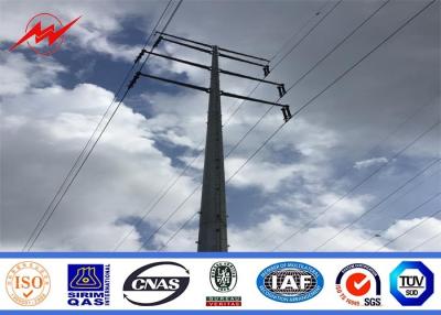 China 132KV Medium Voltage Galvanized Transmission Line Pole Anti Rust 3-15m for sale