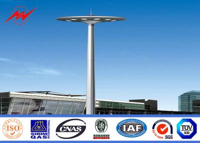 China 28m Q345 Customized Galvanized High Mast Pole With Lifting Systems for sale
