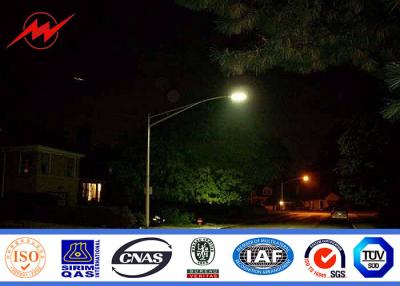 China 12m Height 3mm Thickness Octagonal Outdoor Lighting Poles Solar Panel For Street for sale