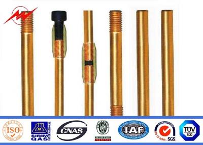 Cina La messa a terra Rod pura del rame di Antivari di terra della terra ha indicato pianamente lo spessore di 0.254mm in vendita