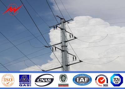 중국 둥근 가늘게 한 전력 폴란드 132kv 송전 탑 판매용